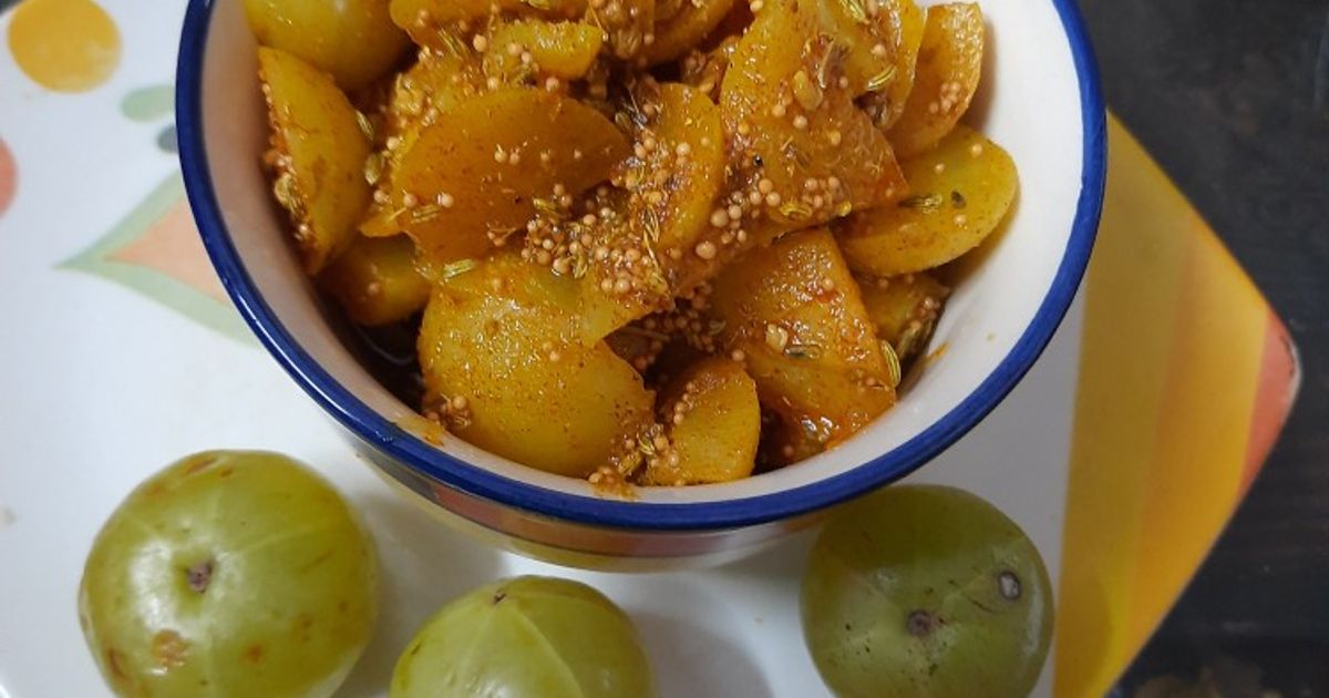 Amla Pickle Recipe by Mitu's Magic - Cookpad