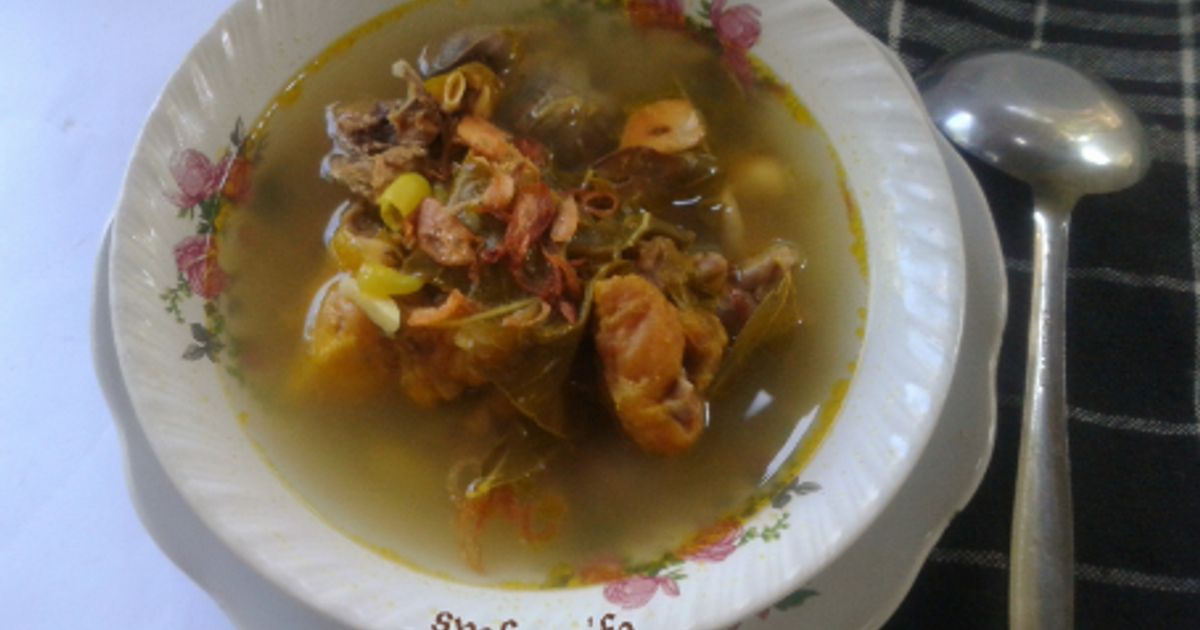 Resep asem asem ayam kampung daun kedondong rumahan enak dan mudah ...