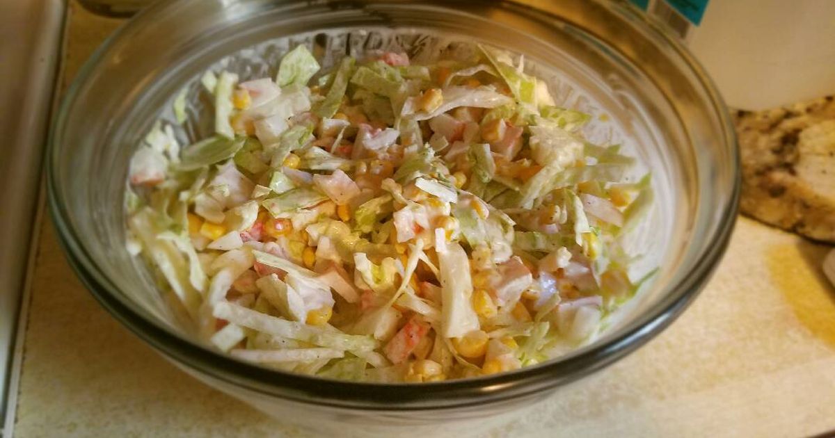 Crunchy Crab Salad Recipe by Daria Prideeva Booth