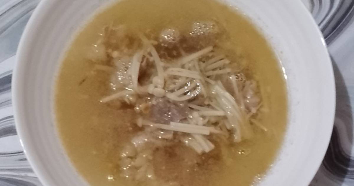 212 resep beef enoki soup enak dan mudah - Cookpad