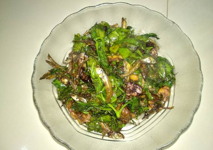 Resep Tumis tempe teri daun so oleh Nanik's - Cookpad
