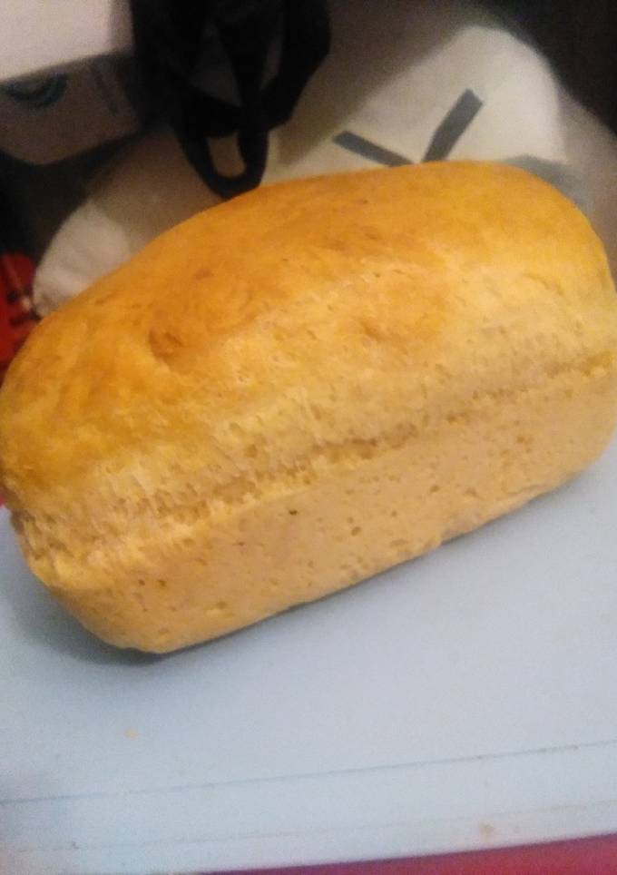 One knead, one rise, easy white Bread Recipe by Dawnann68s - Cookpad