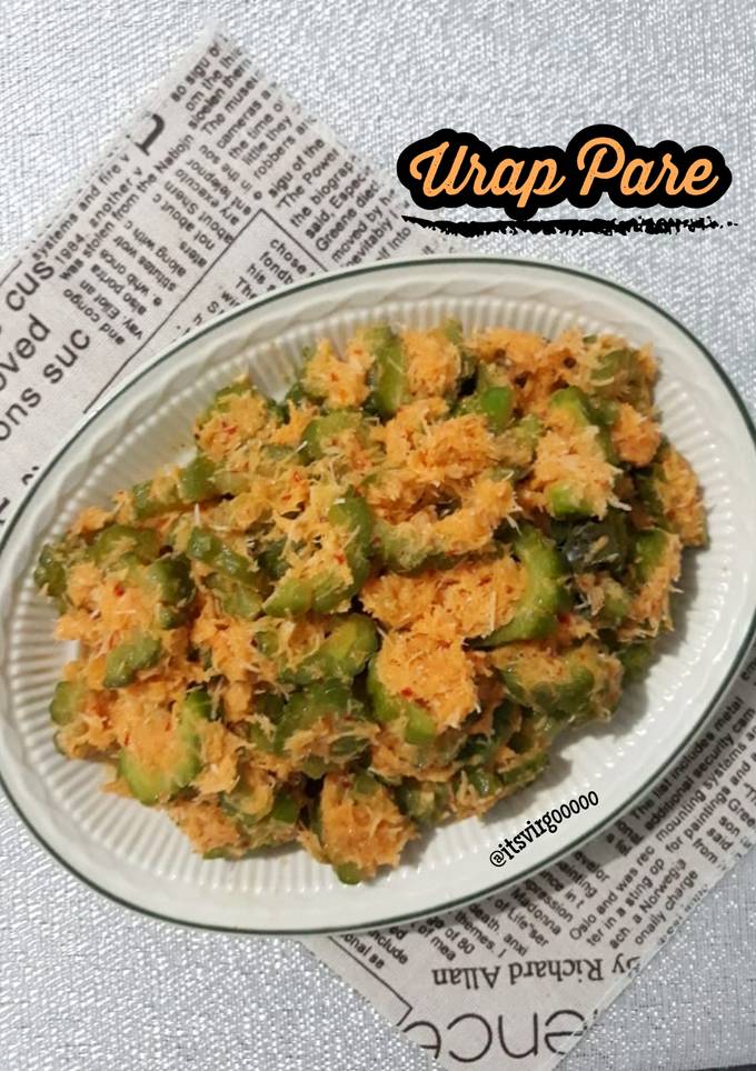 Resep #425. Urap Pare oleh Dapoer Ciptasari (Memasaklah dgn hati dan ...