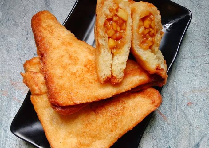 Resep Roti Goreng Isian Apel oleh Mami Kenzie - Cookpad