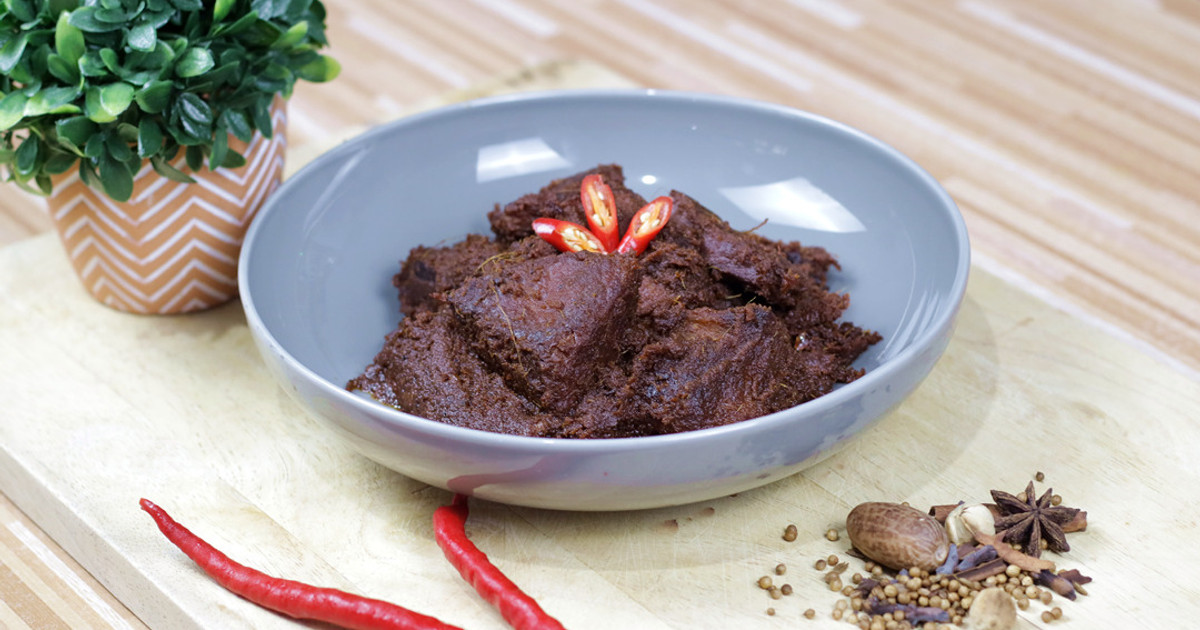 Resep Rendang Daging Sapi Bumbu Rempah oleh Dapur Adis - Cookpad