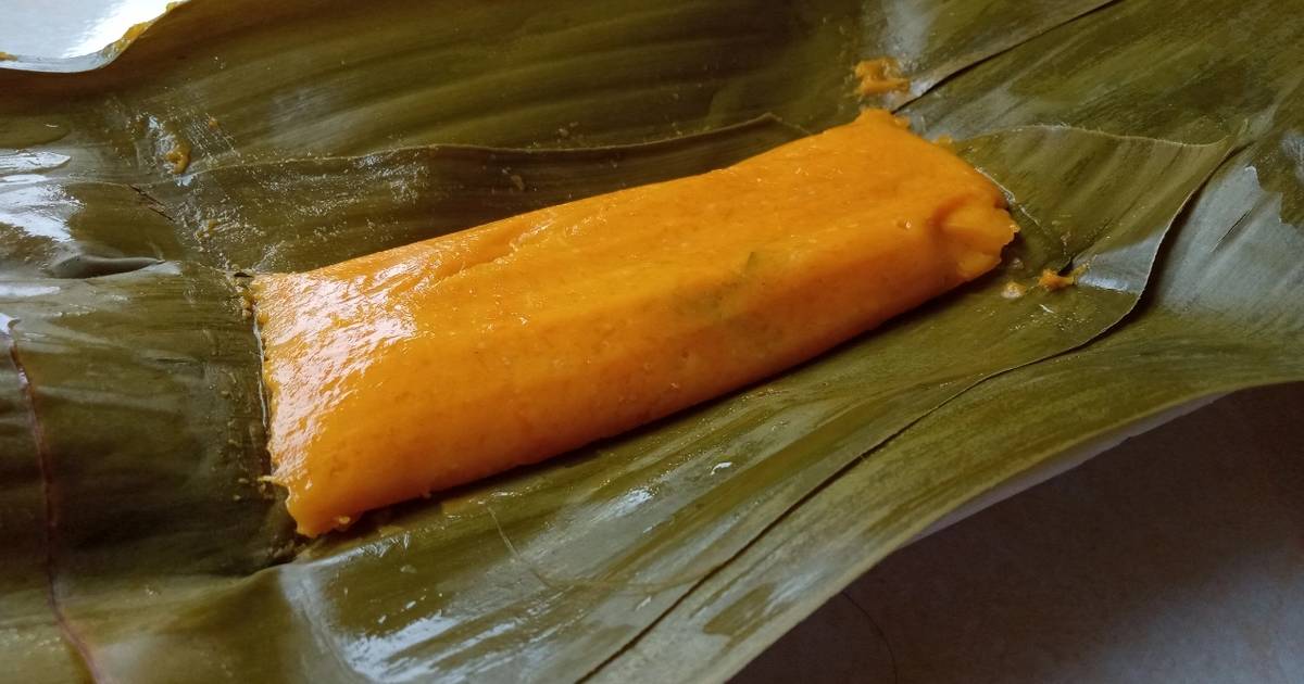 Resep Nagasari Labu Kuning (Pais Waluh) oleh Eunike Kartini - Cookpad