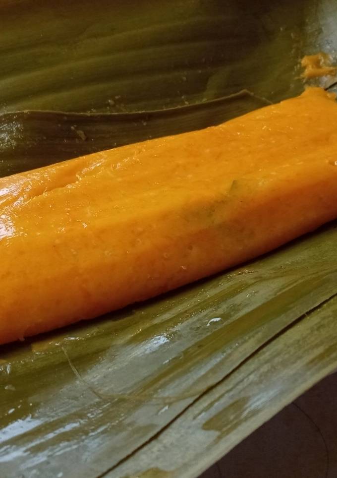 Resep Nagasari Labu Kuning (Pais Waluh) oleh Eunike Kartini - Cookpad