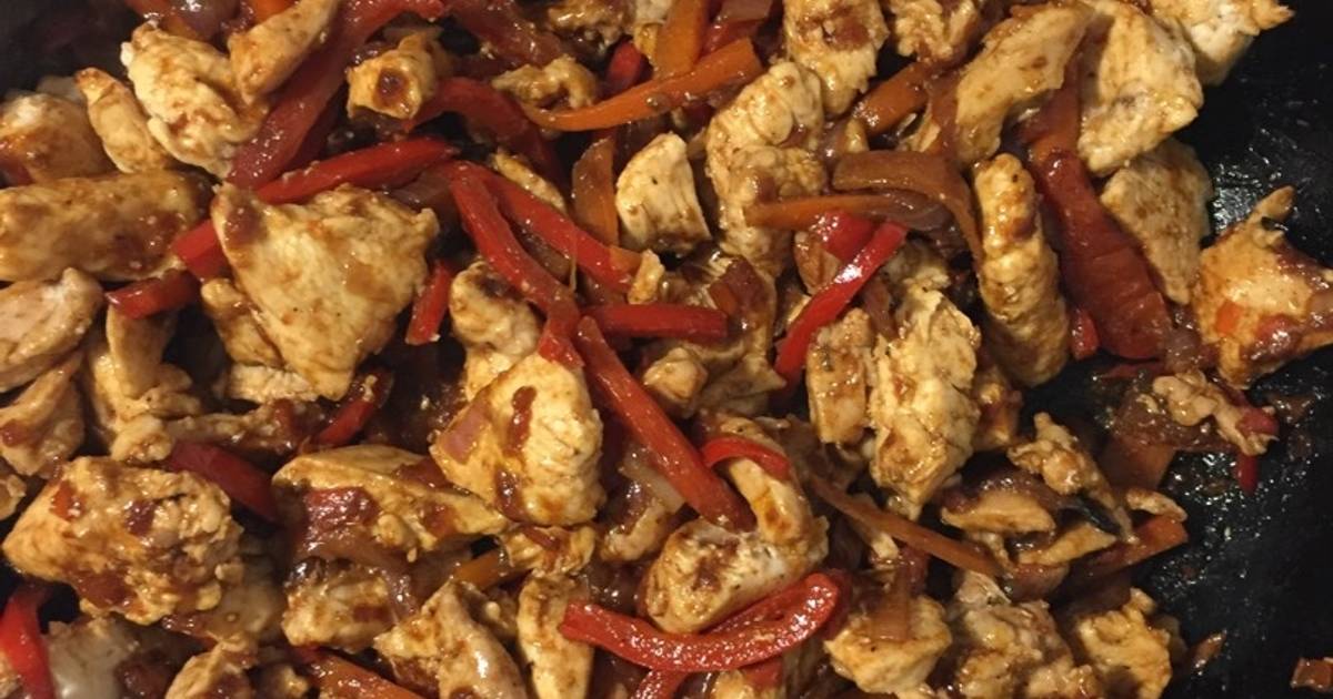 Fajitas de pollo Receta de Pilar Calvo Barcelo- Cookpad