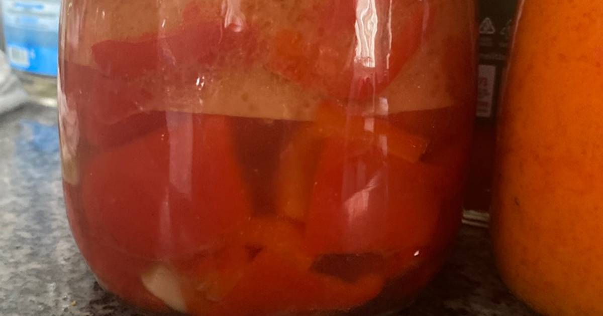 Morrón en conserva Receta de romiorsi- Cookpad