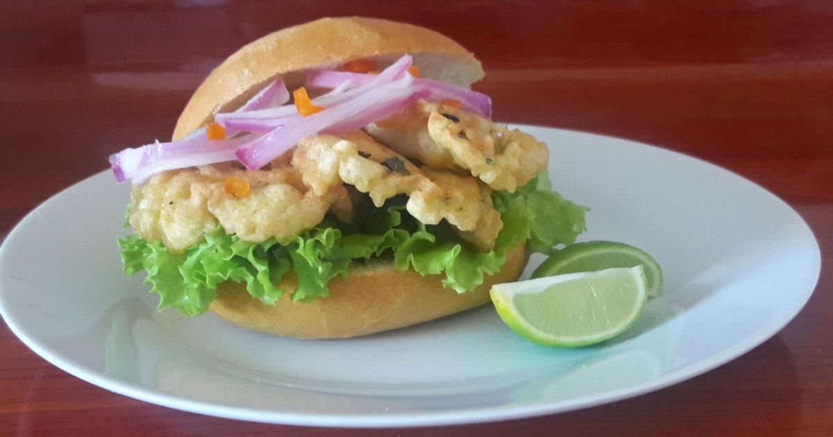 Pan Con Pejerrey Receta de Doris Jaime- Cookpad