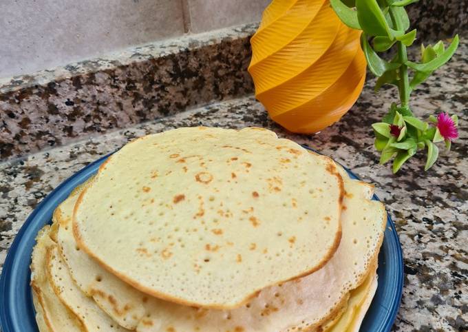 Panqueques de limón sin azúcar 🍋 Receta de Mini Acevedo- Cookpad