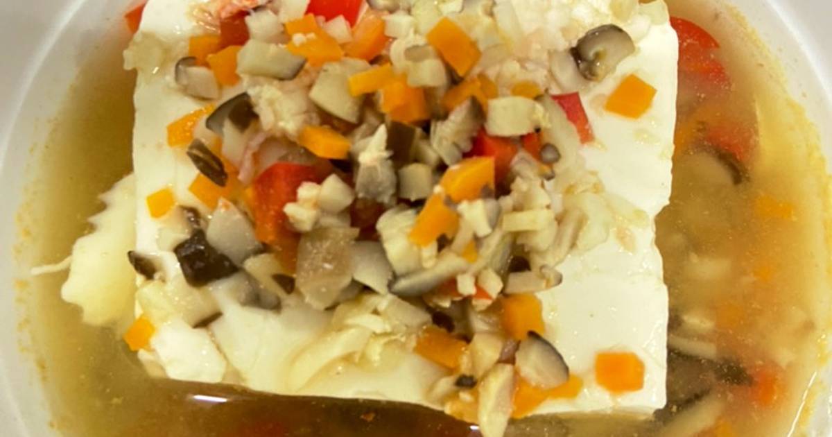 Resipi Tofu sup isi udang oleh Betty Mohamad - Cookpad