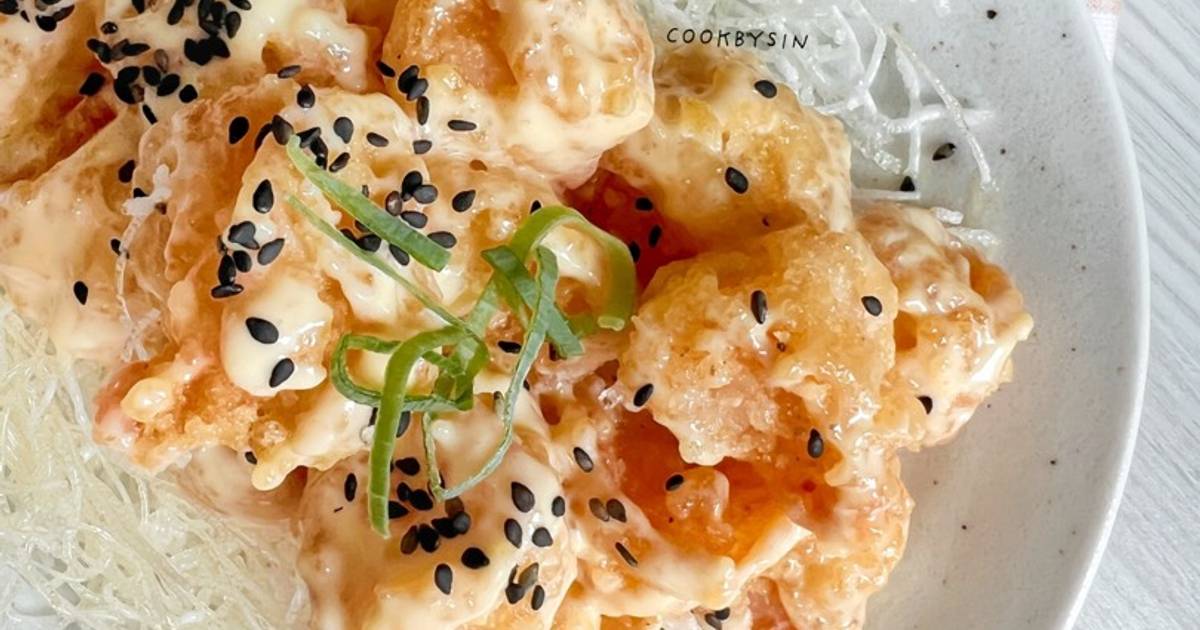 Resep Udang Goreng Mayonaise Crispy oleh Sinthia Tan - Cookpad