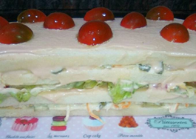 Pastel frío salado Receta de Evita- Cookpad