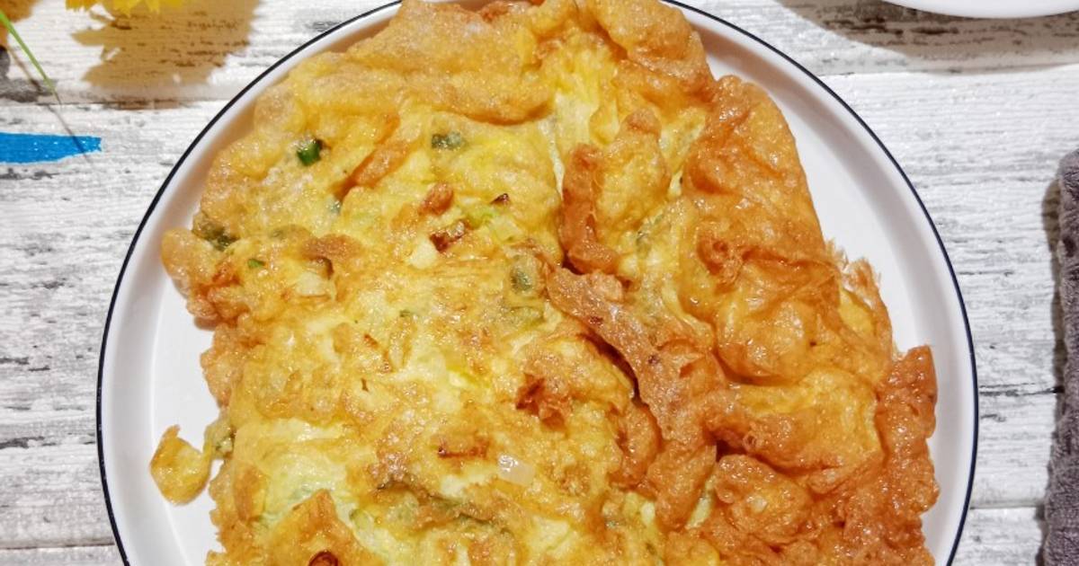 791 resep telur dadar crispy enak dan mudah - Cookpad