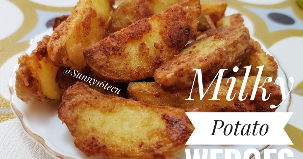 Resep Milky Potato Wedges oleh SONIA - Cookpad