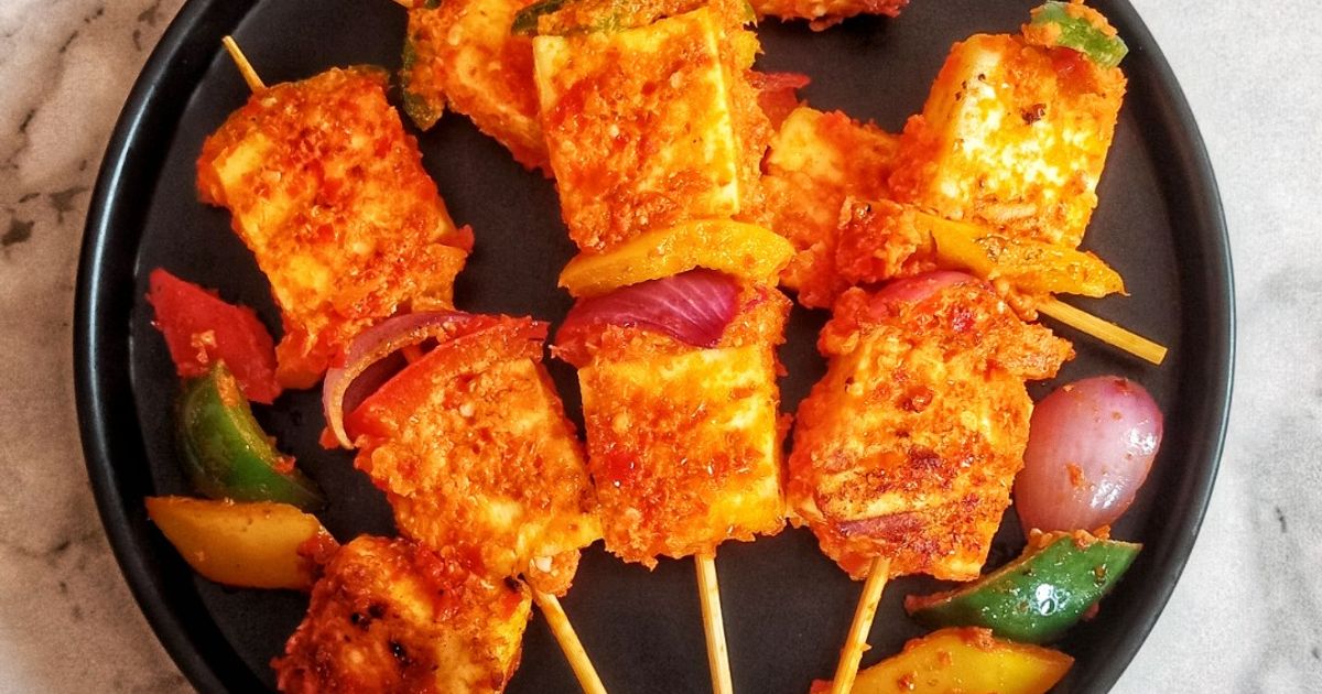 Peri Peri Paneer Tikka Recipe by Gargi Choudhury - Cookpad