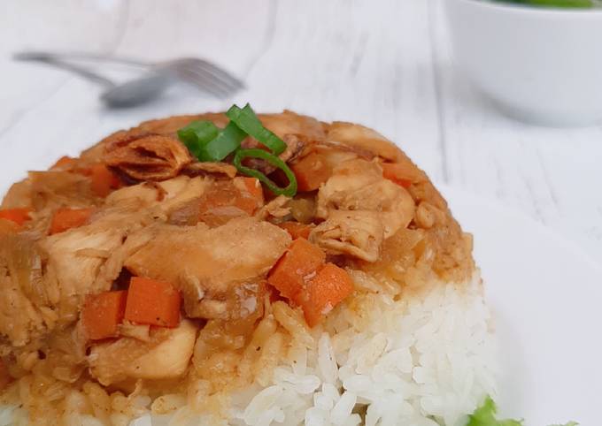 Resep Nasi Tim ayam oleh Naila Rizqa - Cookpad