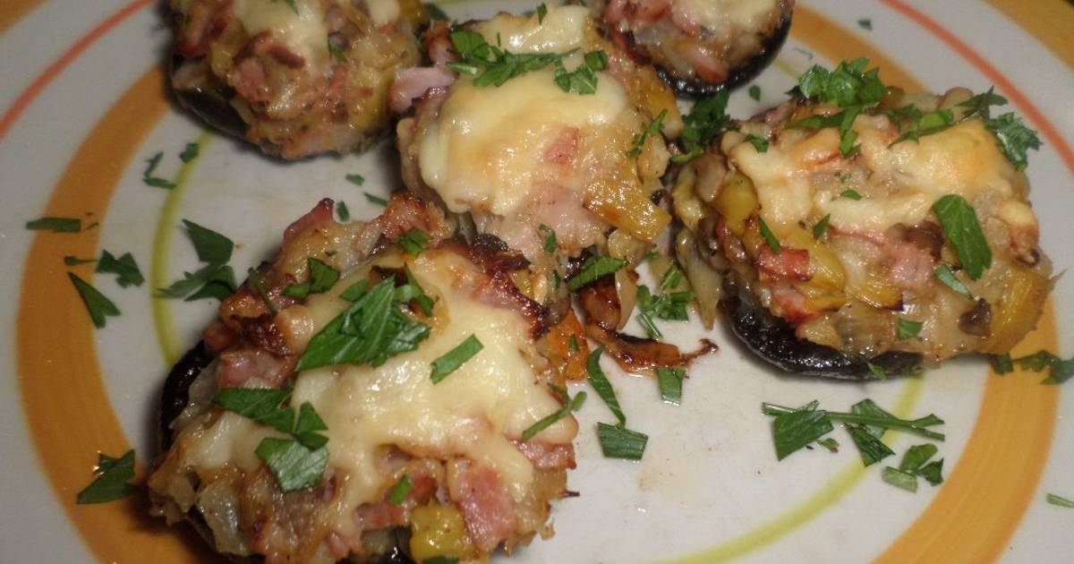 Hongos portobello relleno - 103 recetas caseras- Cookpad