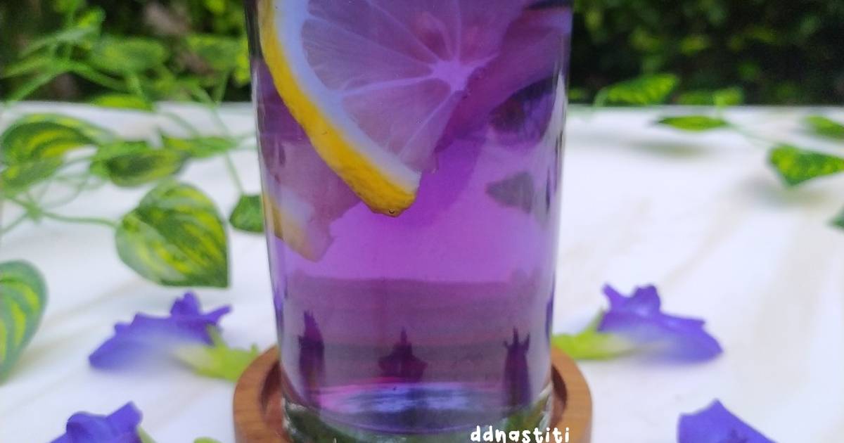Resep Teh Telang Lemon oleh Dini Dwi Nastiti - Cookpad Resep Teh Telang Lemon oleh Dini Dwi Nastiti - Cookpad