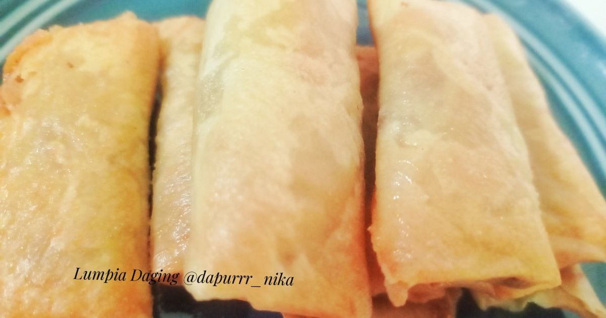 Resep Lumpia Daging oleh nika zulianingsih - Cookpad