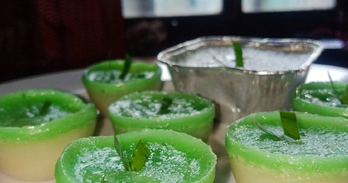 Resep Talam pandan tepung beras oleh Dapur Cheria - Cookpad