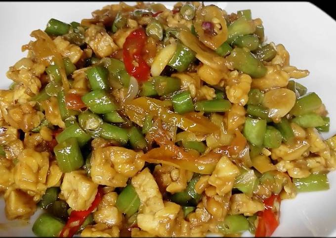 Resep Tumis buncis tempe simpel dan UENAK oleh Sekar Khinasih - Cookpad