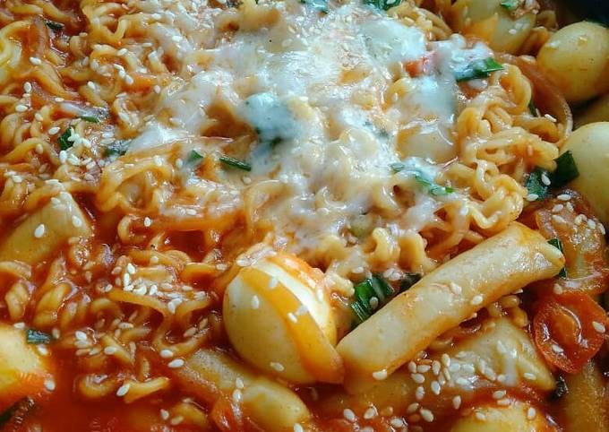 Resep Rabokki (ramen topokki) oleh Ningrat Paramesti - Cookpad