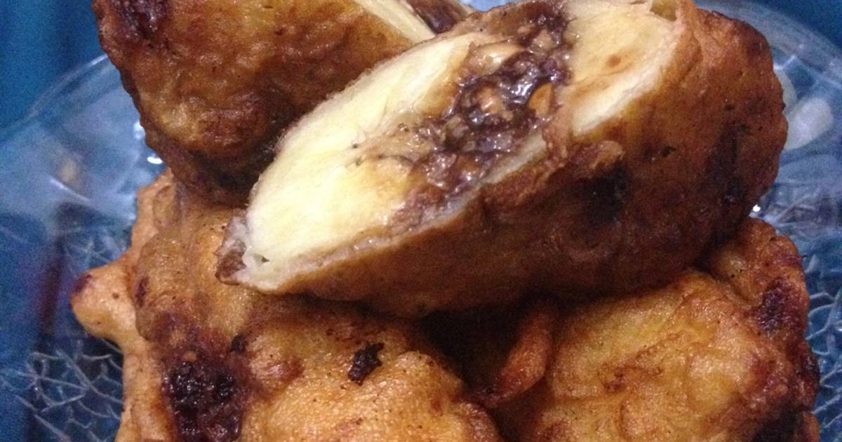 Resep Sanggara Balanda (Pisang Goreng isi Cokelat Kacang) Khas Makasar ...