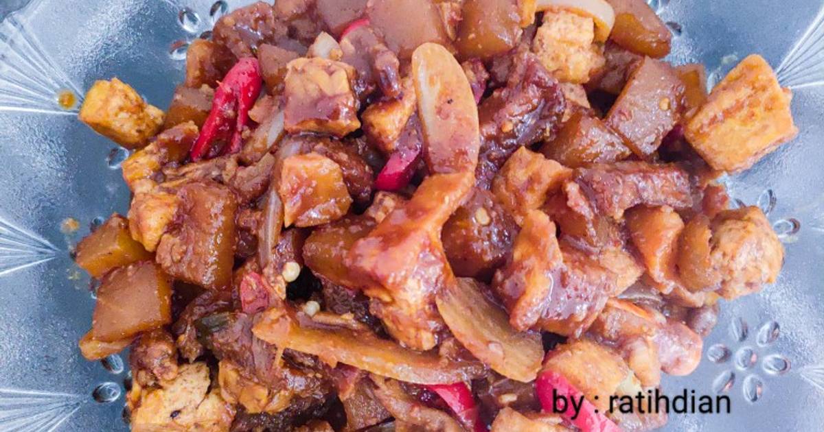 55 resep sayur cecek dan tahu kecap pedas enak dan mudah - Cookpad