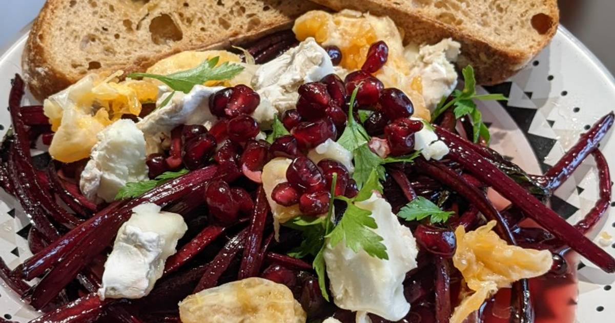 Zesty warm Beetroot, goats cheese salad #lunch Recipe by Emma-Jane ...