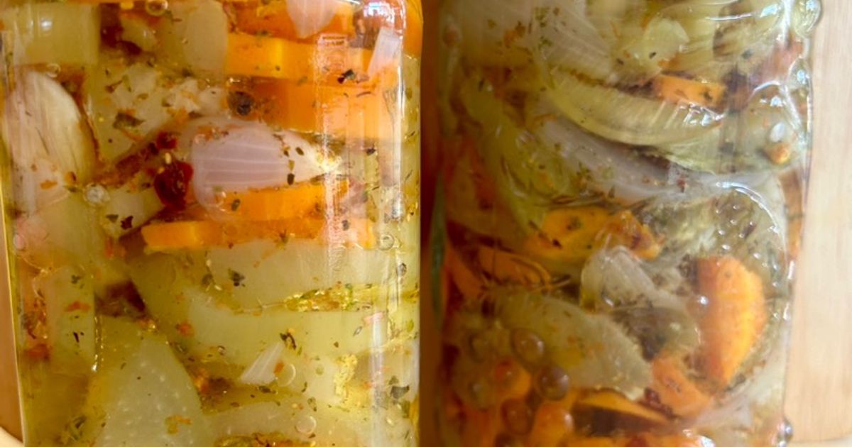 Escabeche De Verduras (Berenjena, Zanahoria Y Cebolla) Receta de Norali
