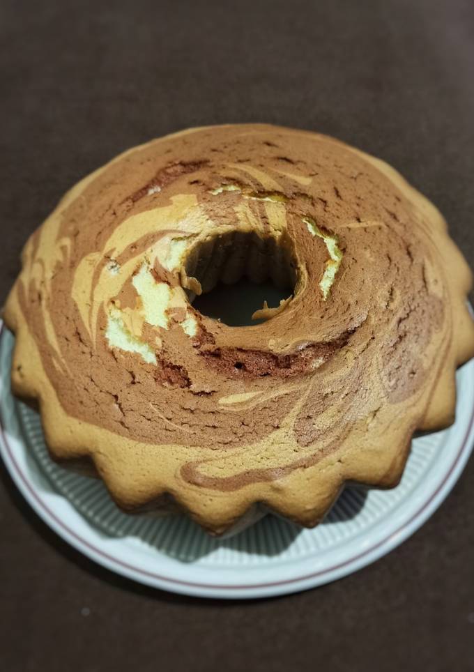 Resep Marble cake metode all in one oleh Anisa - Cookpad