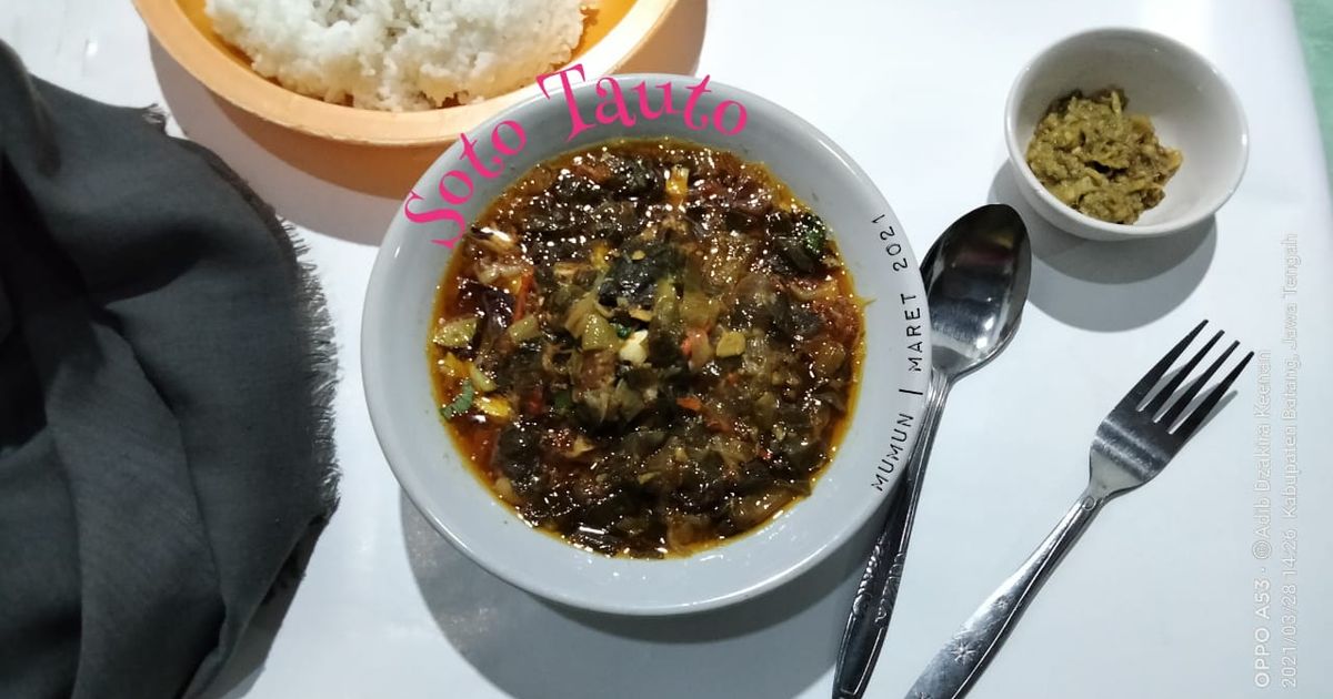 Resep 14. Soto Tauto Pekalongan (Ayam) oleh Munawaroh - Cookpad