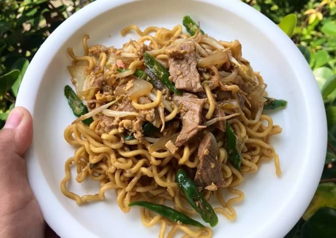 Resep Mie Goreng Daging Sapi oleh Lita Elisa - Cookpad
