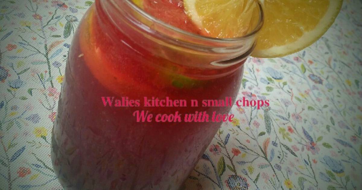 Zobo chapman Recipe by Walies Cuisine - Cookpad