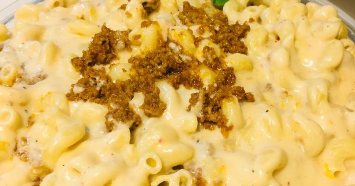 Keem Macroni With White Sauce Recipe by Meerab Rais - Cookpad