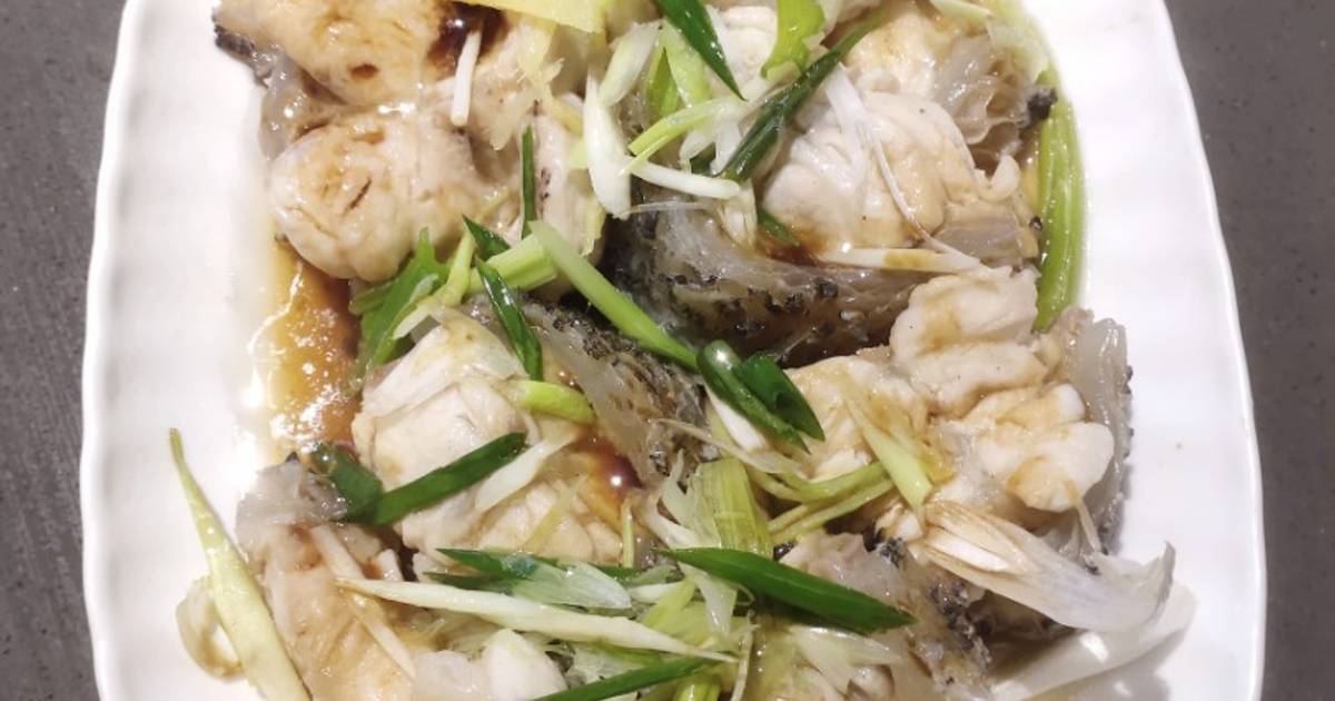 Steam Garupa Fish Recipe by Meme - Cookpad
