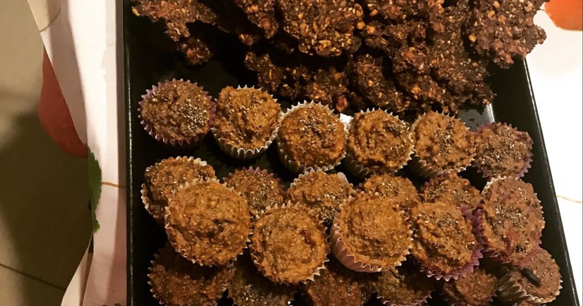 Cupcakes fit Receta de Camila Caceres Fredes- Cookpad
