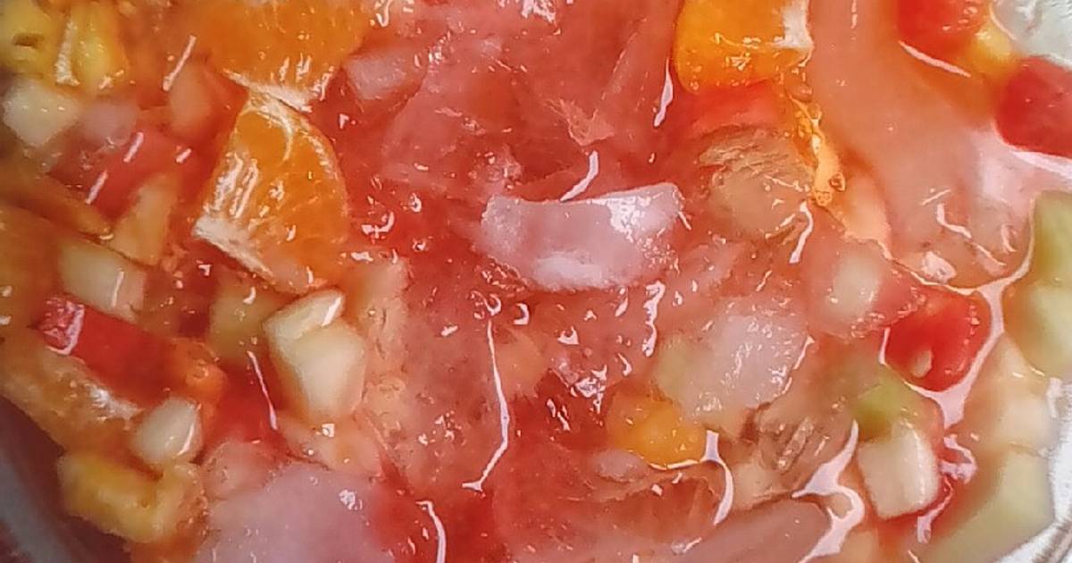 Resep Es buah sirup oleh Bunda Alfan - Cookpad