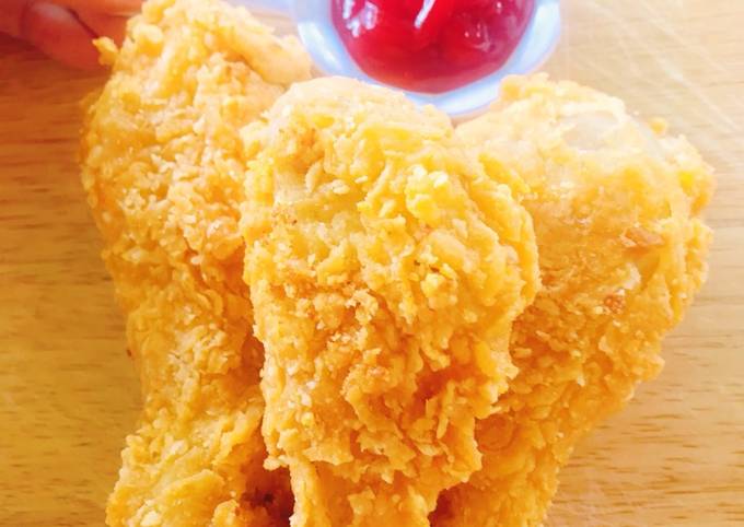 Cách Làm Món Gà Rán KFC by home của Hà Béo - Cookpad