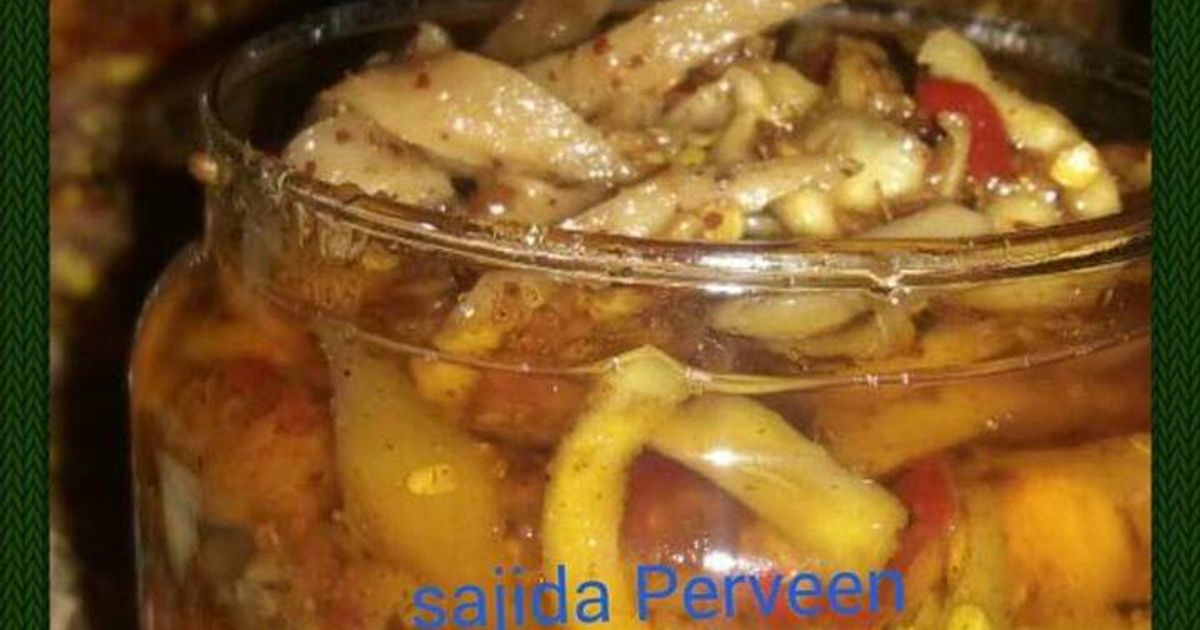 #Koocha Achar🌠🌸🍀 Aam Ka Achar Recipe by Sajida Perveen 786 - Cookpad