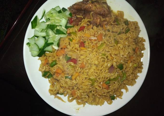 INDOMIE with chicken Recipe by Mariya Salis ibrahim - Cookpad