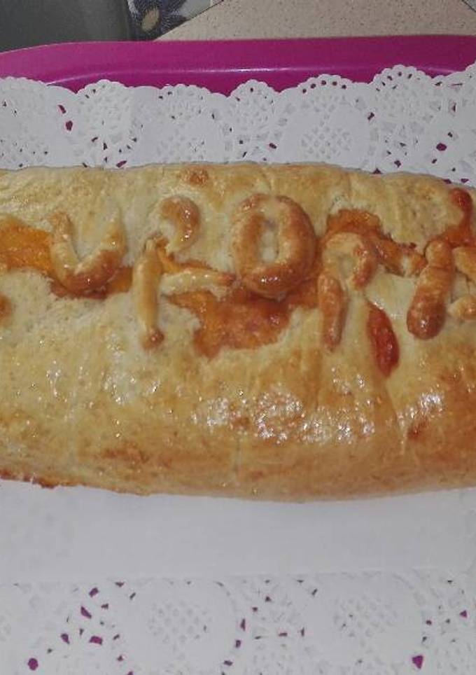 Pan relleno Receta de Chari Martinez Martinez- Cookpad