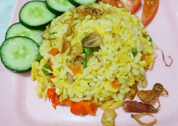 Resep Nasgor Korea viral modifikasi- Korean fried rice oleh Refika ...