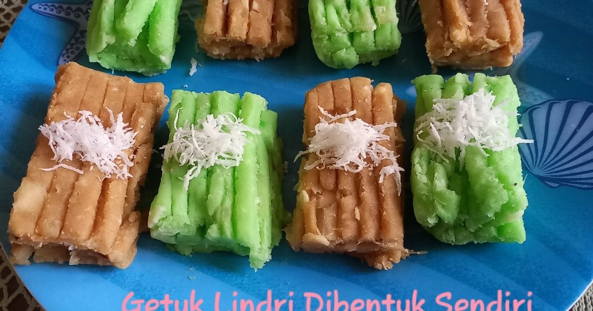 Resep Getuk Lindri, Dibentuk Sendiri oleh Faizah Fahmi - Cookpad