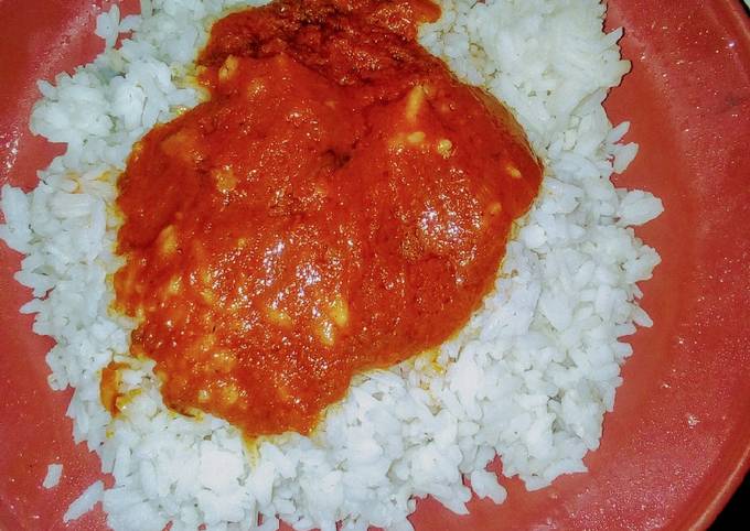 Rice and stew Recipe by Soks - Cookpad
