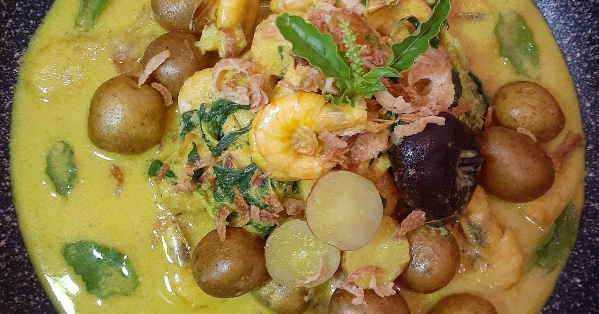 Resep Gulai Kuning Udang Kentang-MPASI Usia 1 Tahun oleh Rinna ...