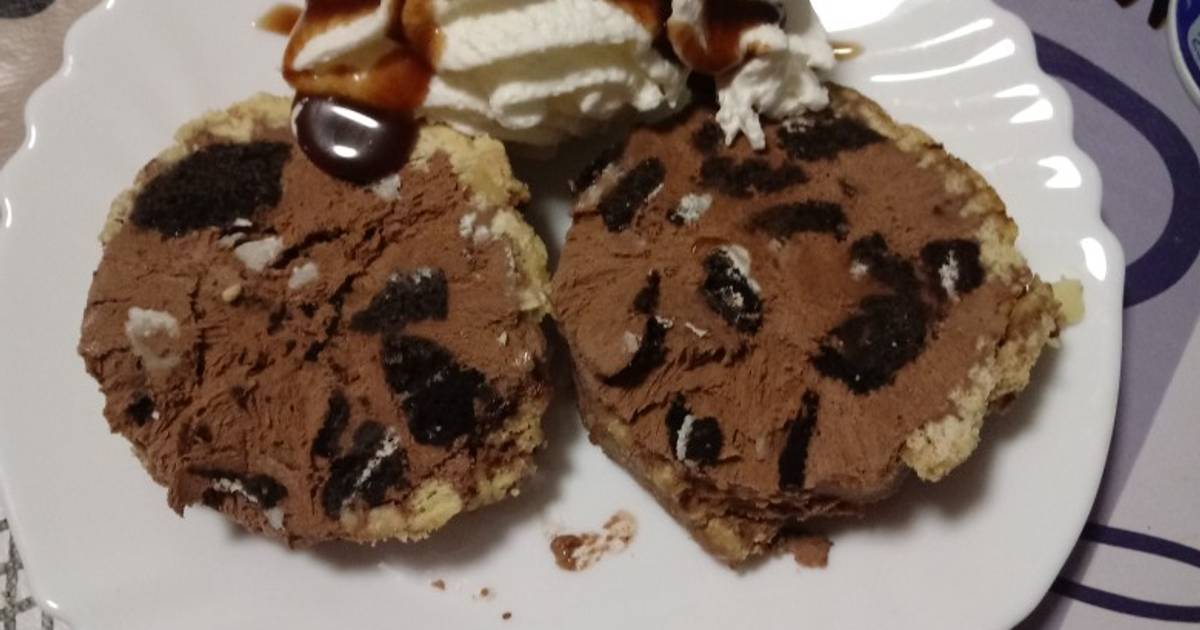 Rulo helado de oreo de chocolate Receta de Mari Ramos- Cookpad