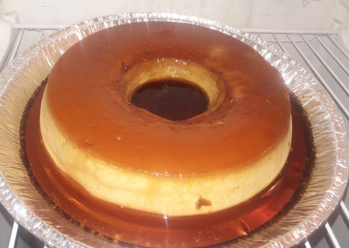 Flan casero de huevo Receta de giselgomez- Cookpad